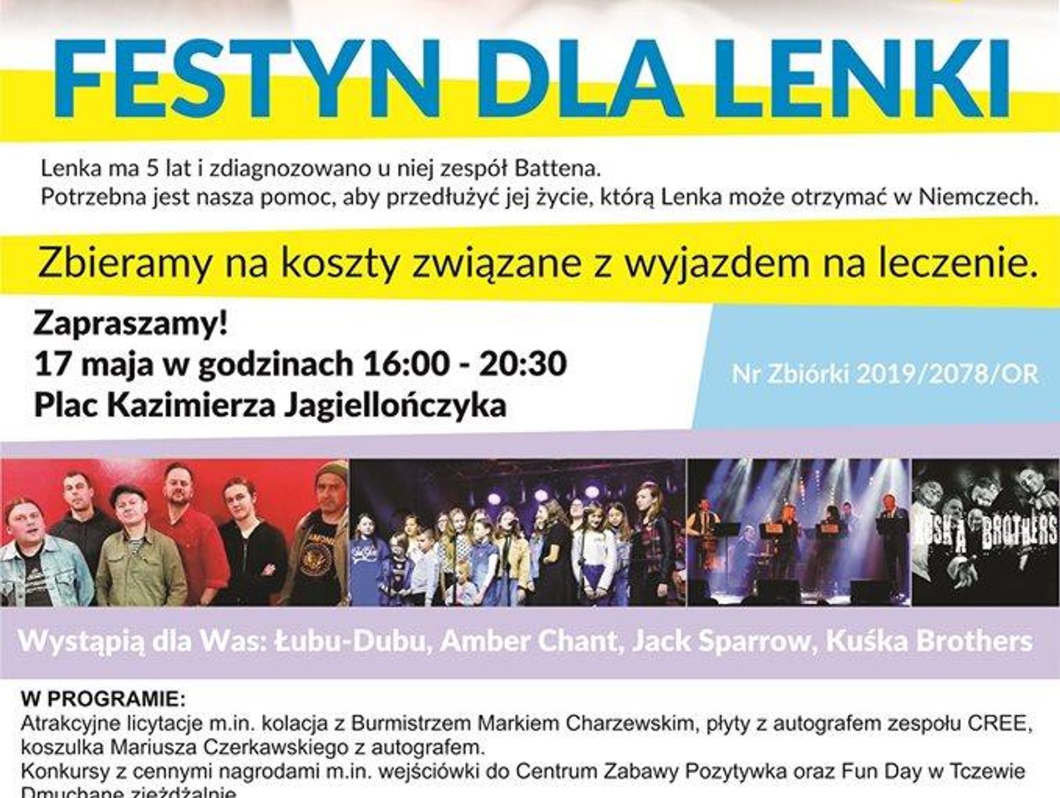 Festyn na rzecz 5-letniej Lenki
